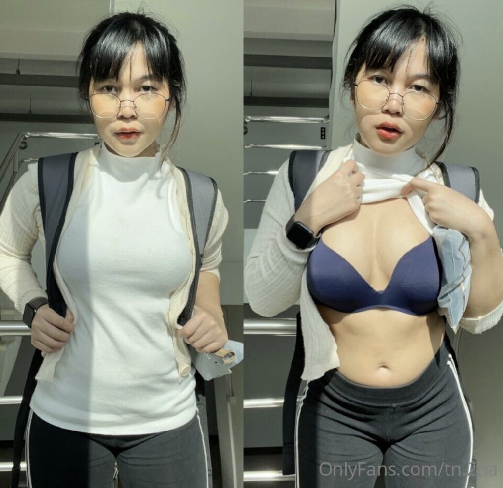 Tn.2na น้องแว่น ผมสั้นตัวเล็ก เซ็กซี่ รีล่าเด็ด งานดี เปิดวาร์ป โอลี่แฟน